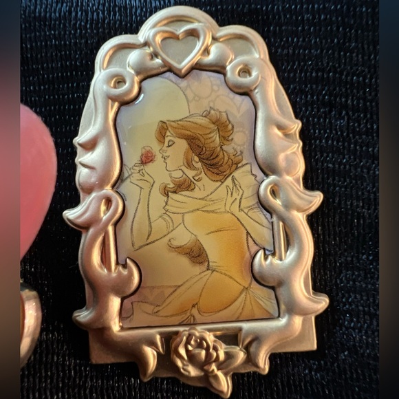 Disney | Jewelry | Disney Wdw 22 Stylized Princess Portrait Belle ...
